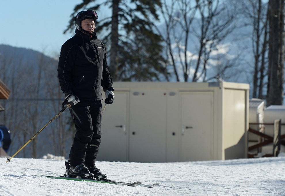 Vladimir Putin's Snow Day Is Better Than Yours