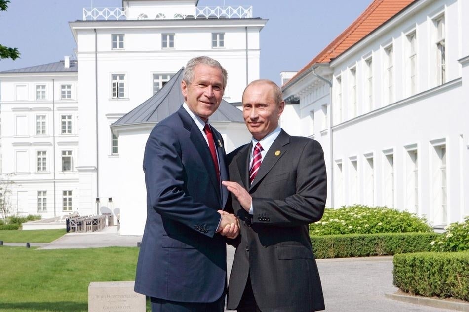 The 25 Biggest Bromance Moments Between George W. Bush And Vladimir Putin