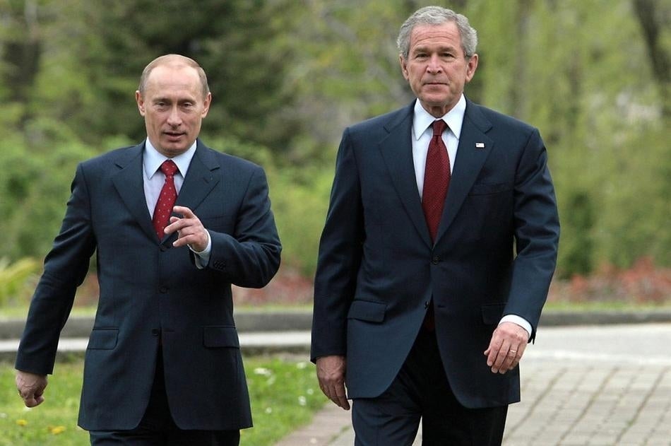 The 25 Biggest Bromance Moments Between George W. Bush And Vladimir Putin