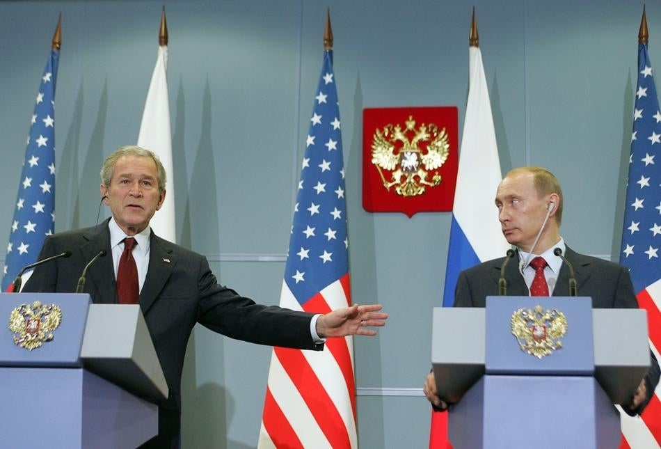 The 25 Biggest Bromance Moments Between George W. Bush And Vladimir Putin