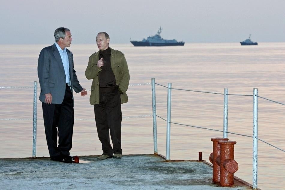 The 25 Biggest Bromance Moments Between George W. Bush And Vladimir Putin