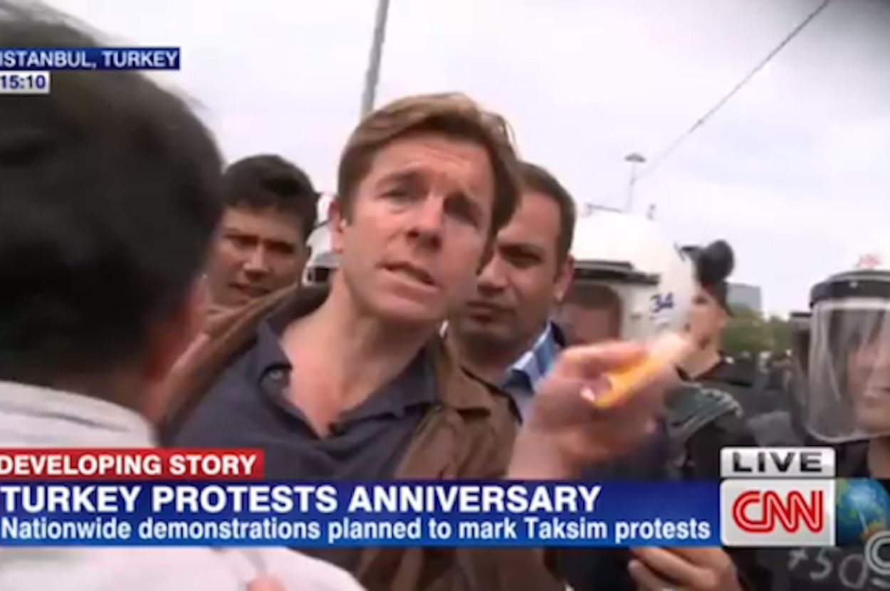 Turkish Police Detained A CNN Journalist While He Was Reporting On Air