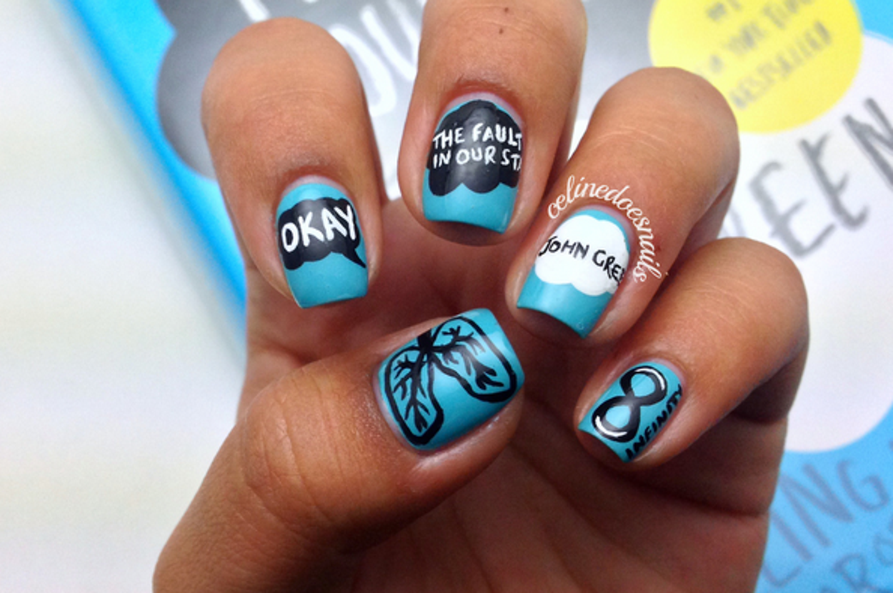 25 Insanely Cool Nail Art Designs Inspired By Books