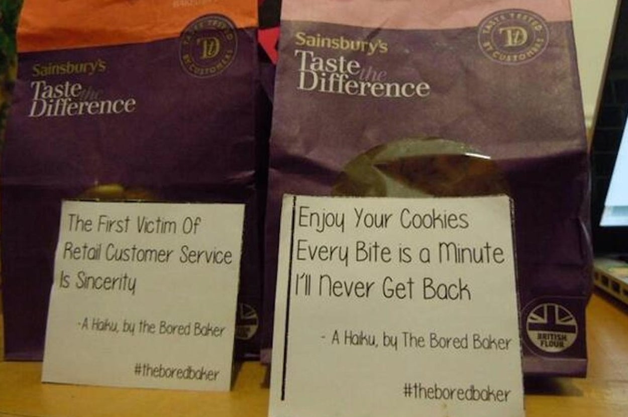 Bored Baker Inserts Disturbing Haiku Poems Into Packets Of Cookies And ...