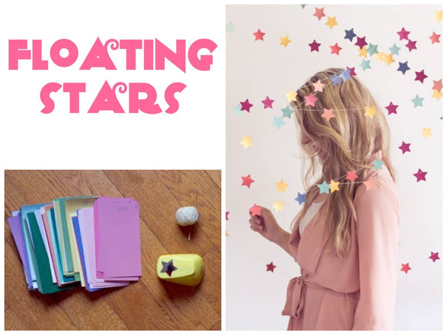 star backdrop diy