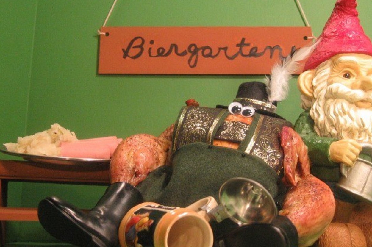 Nothing Is Better Or Weirder Than These Roasted Chickens Wearing Costumes
