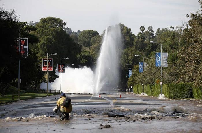 20 Million Gallons Lost After Water Main Bursts, Floods UCLA Campus