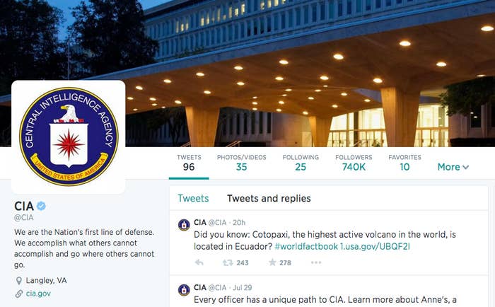 What The CIA Twitter Account Really Means To Say