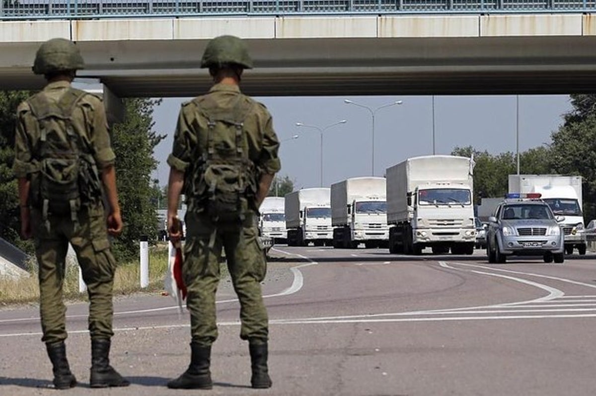Russian Military Vehicles Spotted Crossing Into Ukraine