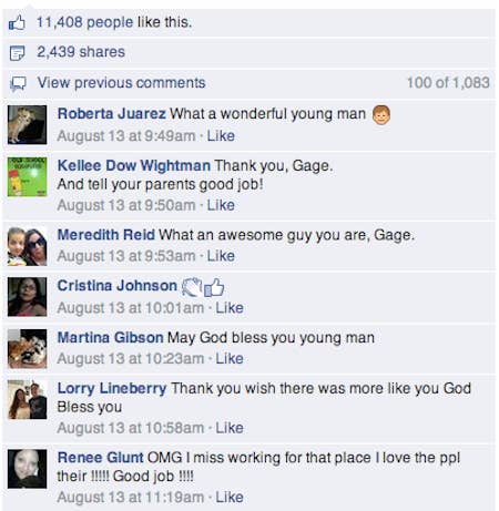 This Publix Employee Went Viral On Facebook After Someone Took A Photo Of Him Helping A Customer