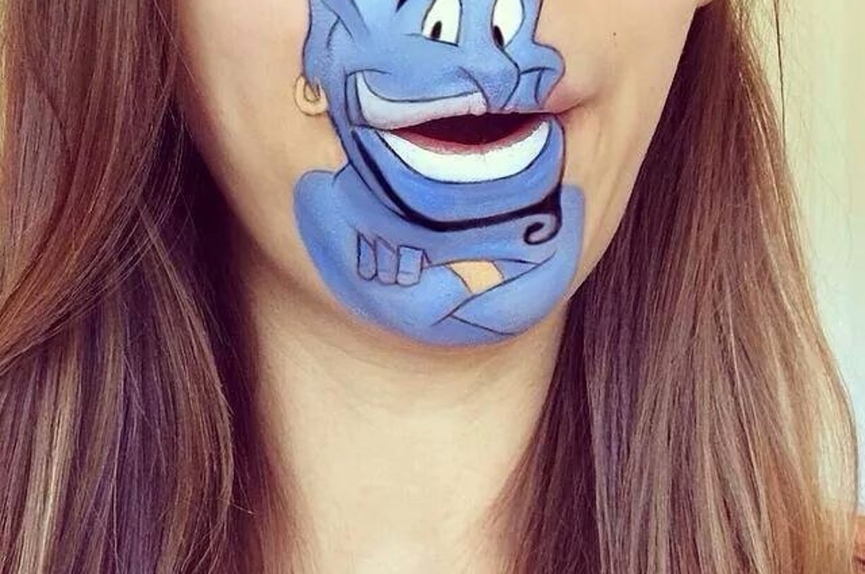 This Makeup Artist Recreates Iconic Cartoon Characters On Her Lips