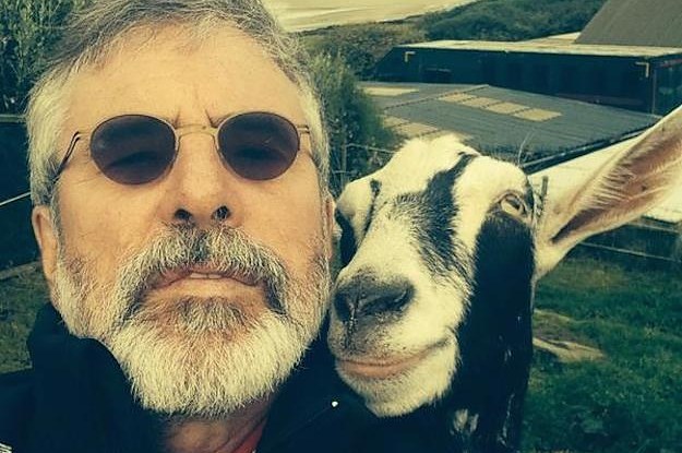 Is Gerry Adams Posing With This Goat Or Is This Goat Posing With Gerry ...