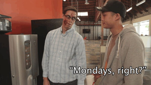 What It's Like When You're A Zombie At The Office