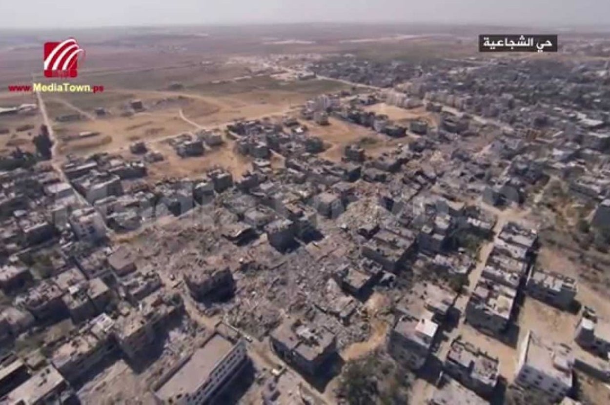 This Aerial Video Shows The Devastation From Last Month's War In Gaza