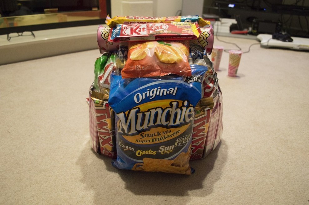 This Girl Made A Backpack Entirely Out Of Snacks