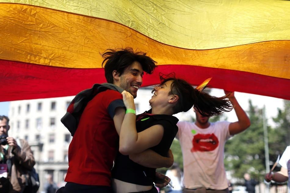 Powerful Photos Show The First Gay Pride March In Serbia In Four Years