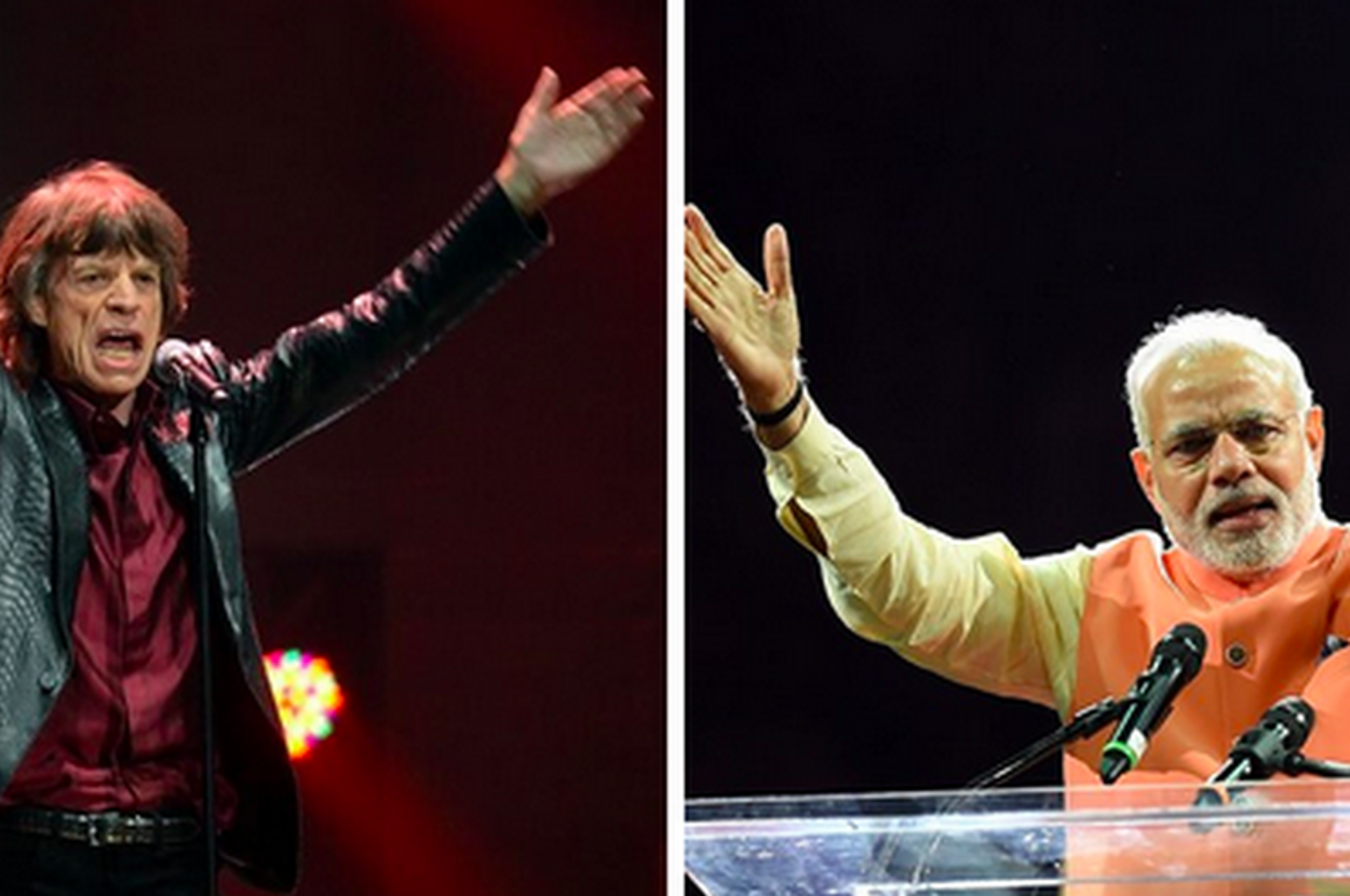 12 Pictures That Prove The Indian Prime Minister Is Actually A "Rock Star"
