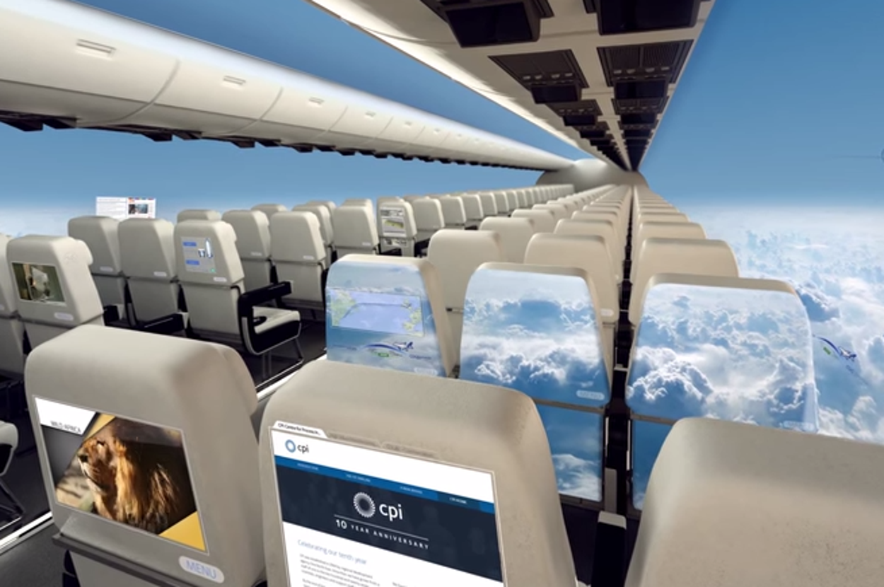 Windowless Planes Could Take To The Skies In 10 Years