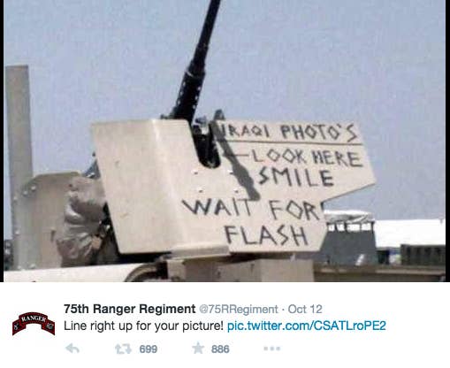 There's A Fake Army Rangers Twitter Account Threatening ISIS