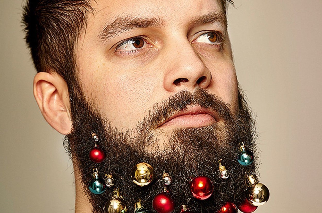 These Guys Created Beard Ornaments To Decorate Your Face For The Holidays
