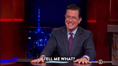 26 GIFs Of Stephen Geeking Out