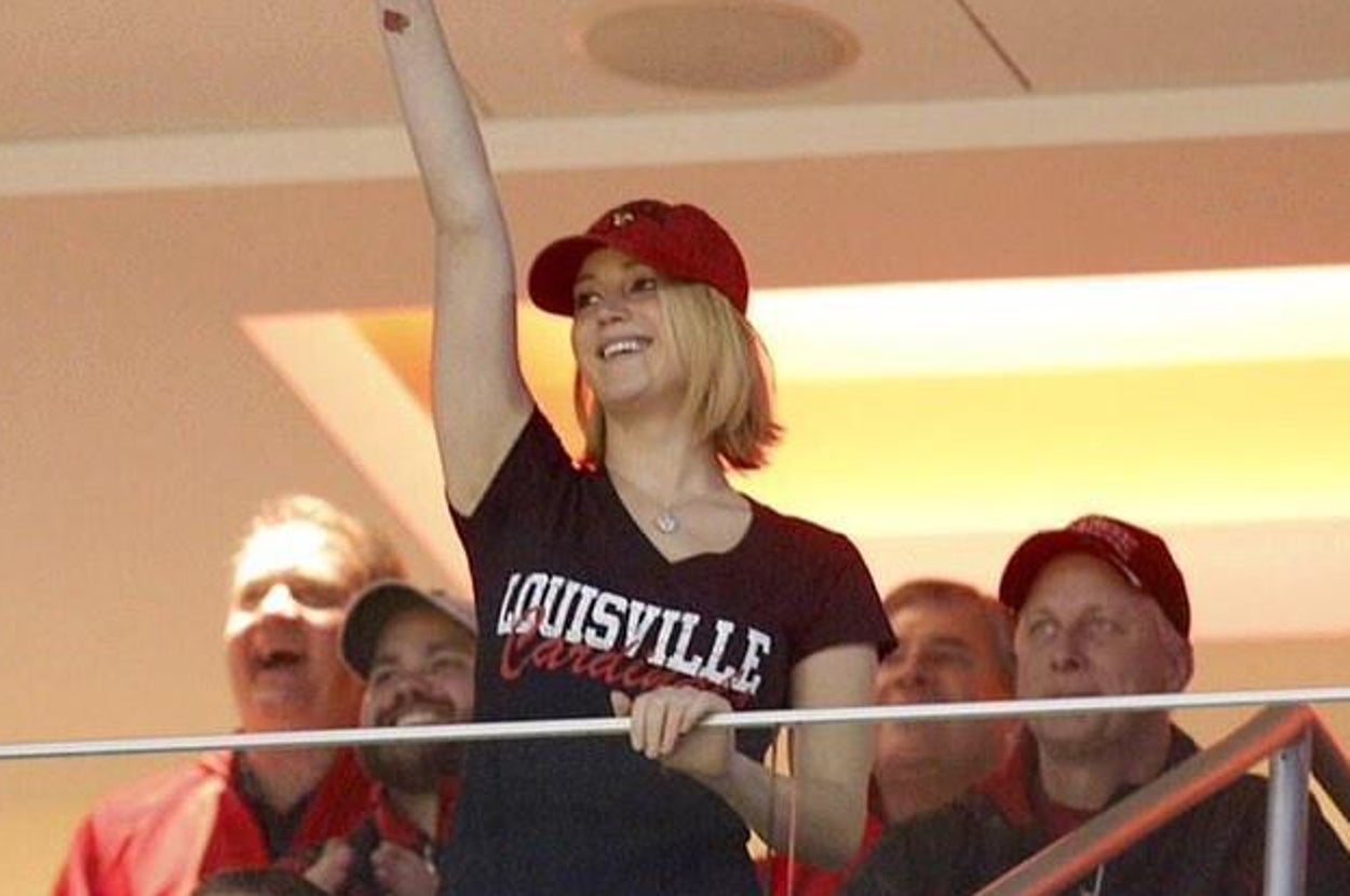 Jennifer Lawrence Is The Ultimate Louisville Cardinals Fan