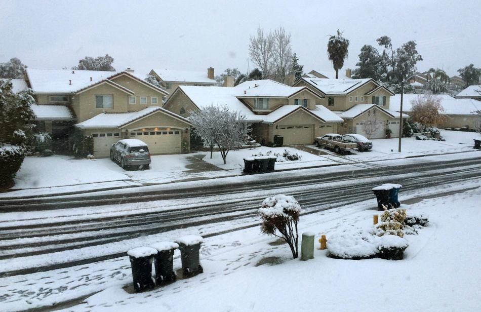 Surreal Winter Weather Arrives In Southern California