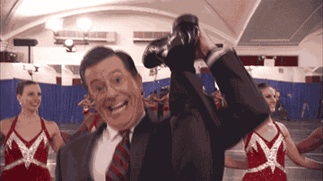 41 GIFs Of Stephen Colbert Dancing