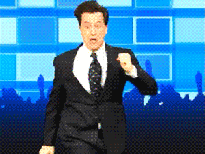 41 GIFs Of Stephen Colbert Dancing
