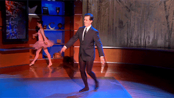 41 GIFs Of Stephen Colbert Dancing