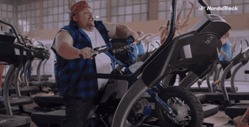 funny treadmill dance