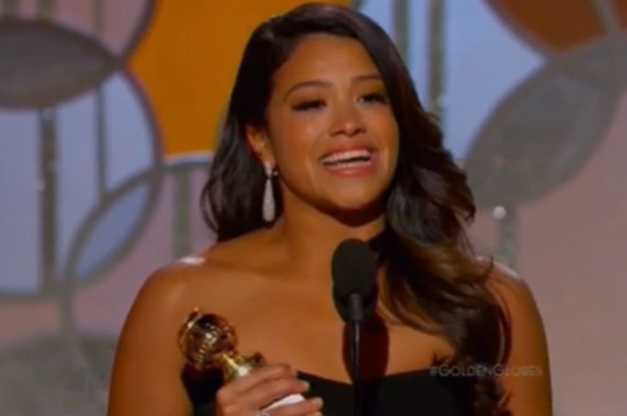 Gina Rodriguez’s Golden Globes Win Made Everyone Happy-Cry
