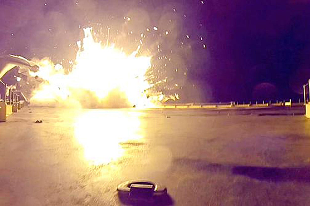 Now You Can See A Video Of The SpaceX Crash