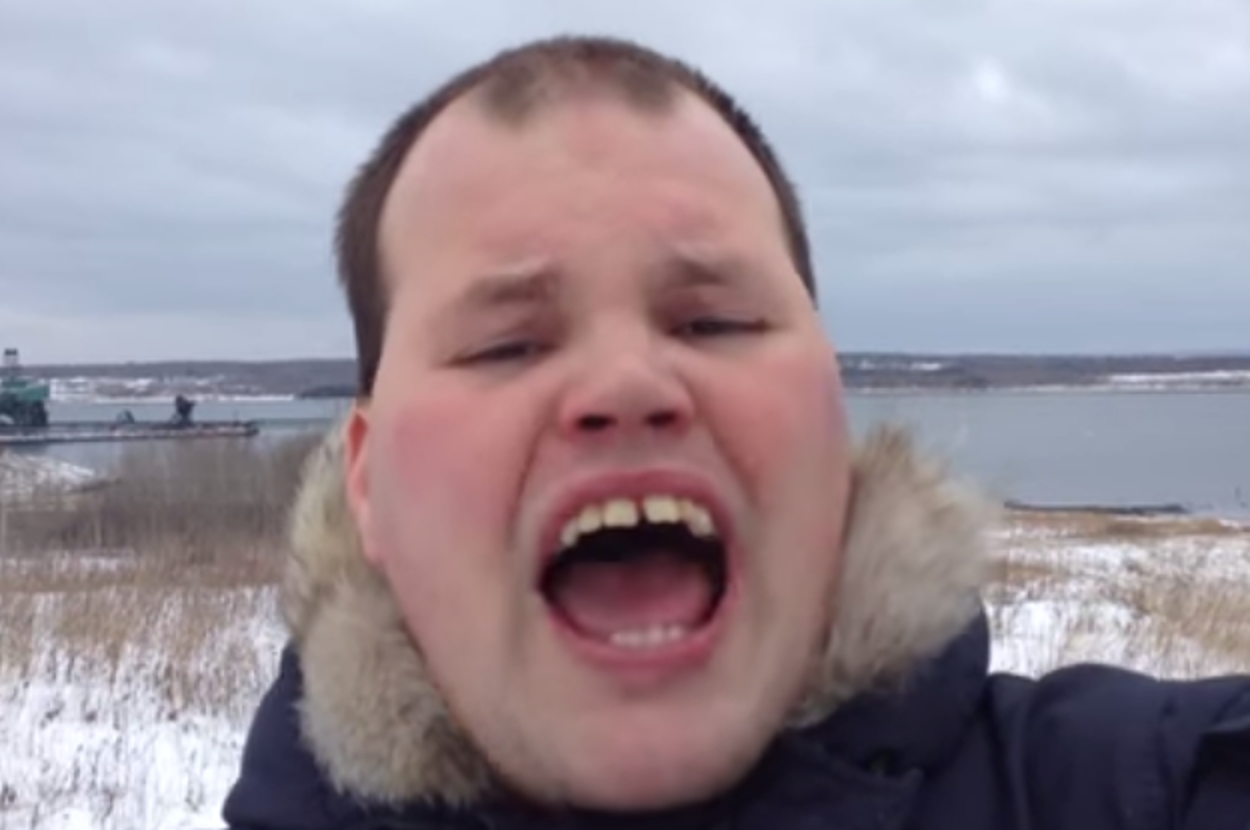 Please Give This Man A TV Weatherman Job