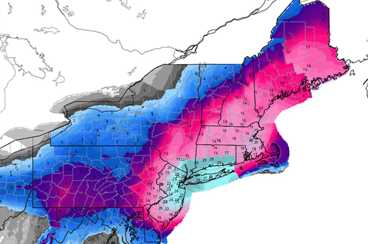 What Really Happened During The Blizzard Of 2015, In Two Maps