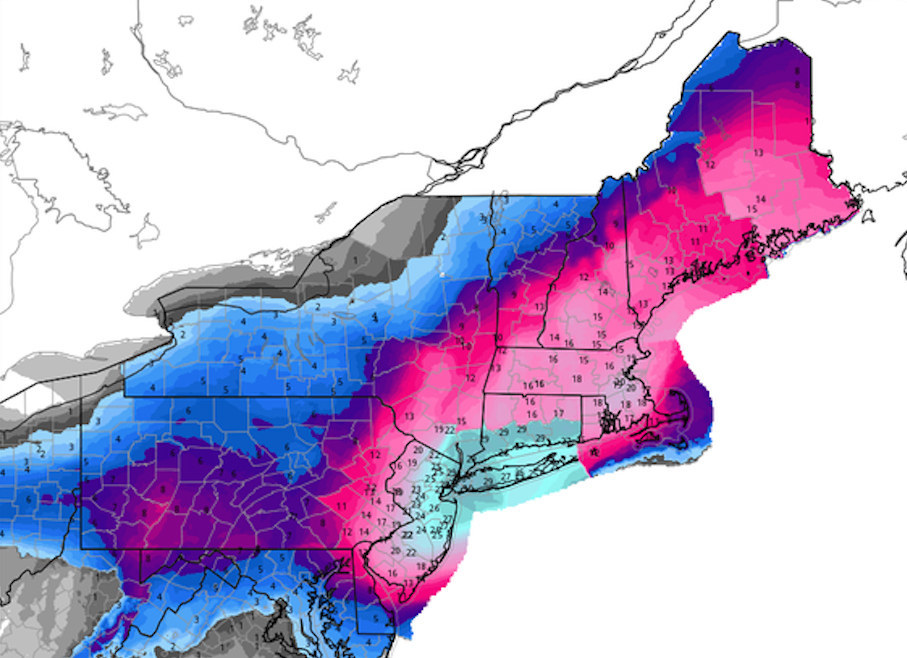 What Really Happened During The Blizzard Of 2015, In Two Maps