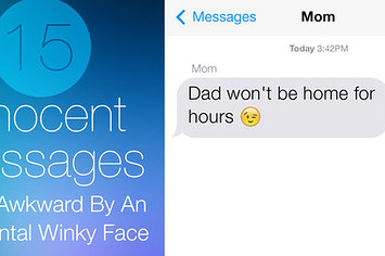 15 Innocent Messages Made Awkward By An Accidental Winky Face