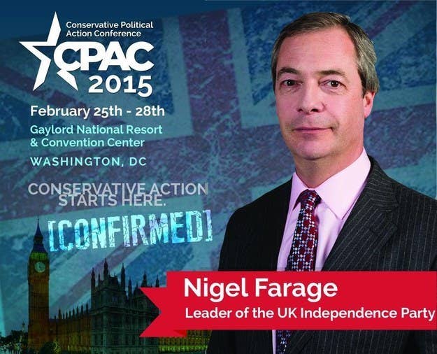 Nigel Farage To Speak Alongside Sarah Palin At Right-Wing American ...