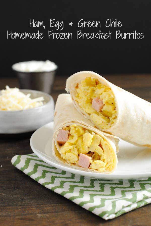 breakfast burrito items