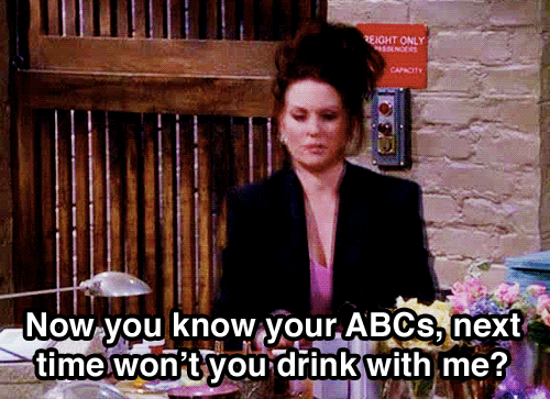 Karen Walker Slap Gif