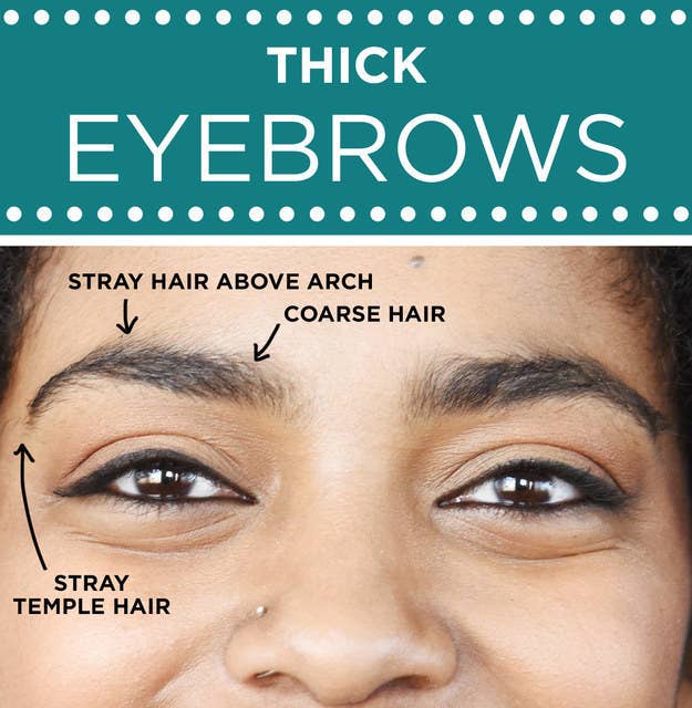 how to draw eyebrow thick