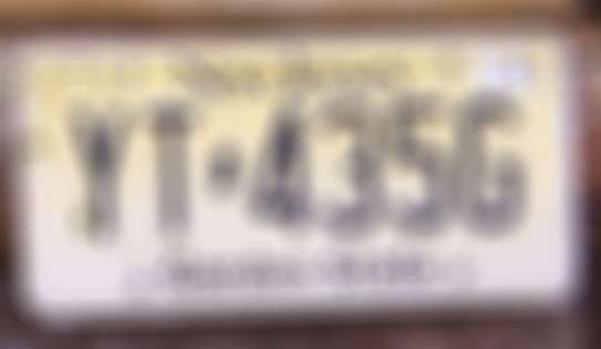 Can You Read These Increasingly Blurry License Plates?
