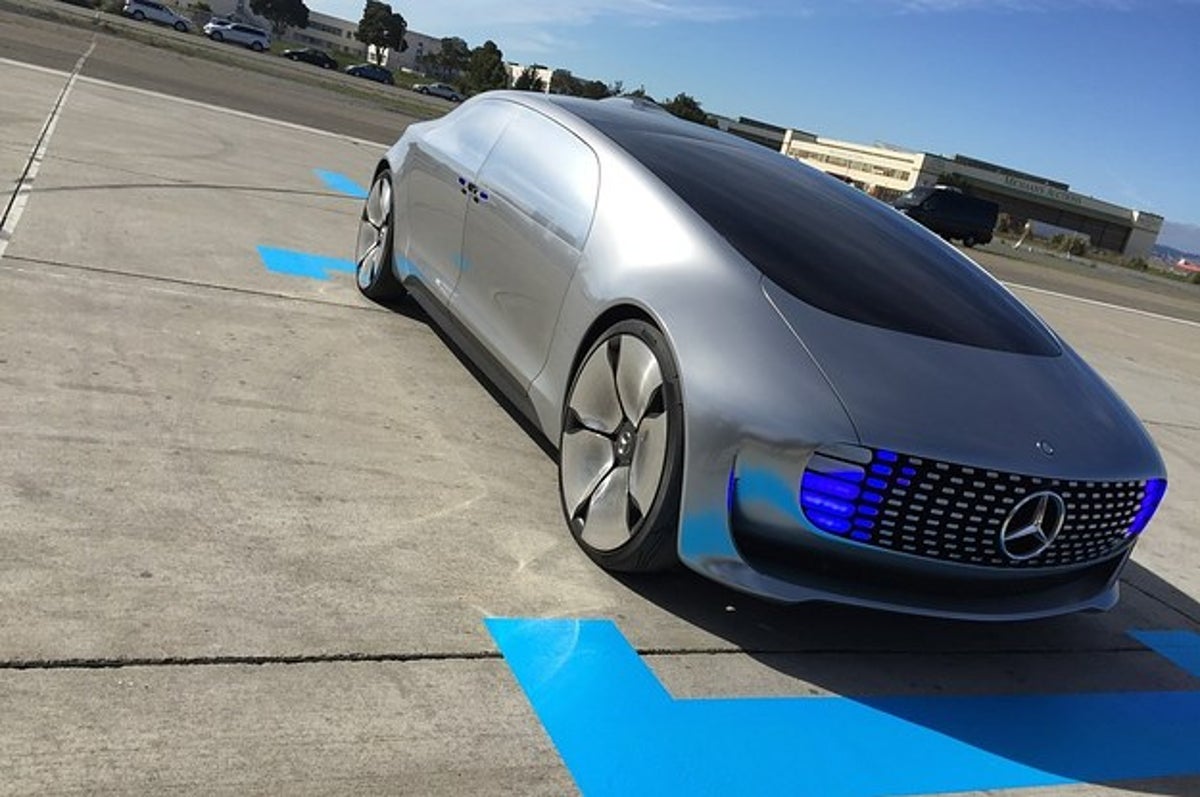 Behind The “Wheel” Of The Mercedes Driverless Car