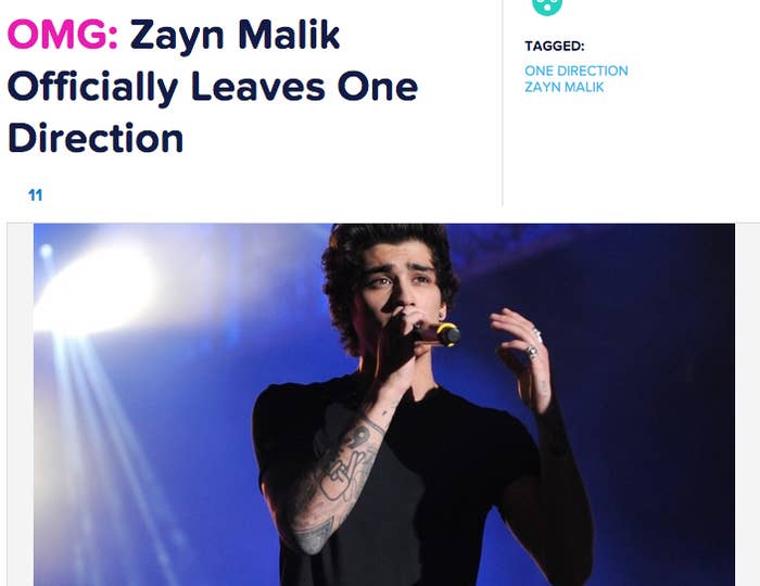 19 Signs You Don’t Care That Much About Zayn Leaving One Direction