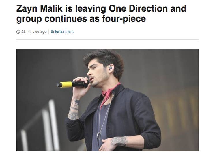 19 Signs You Don't Care That Much About Zayn Leaving One Direction
