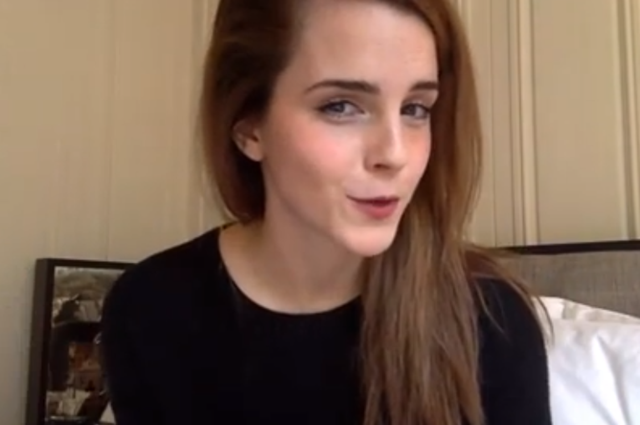 Emma Watson Is Adorably Awkward Promoting International Women's Day