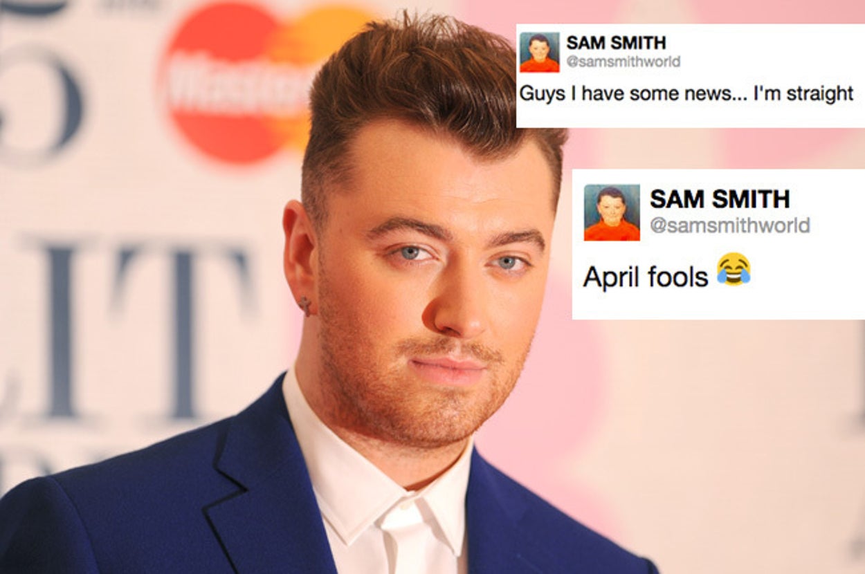 Sam Smith Has Divided People With His "I'm Straight" April Fools' Tweet