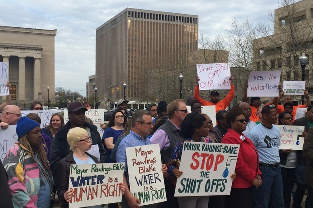 Baltimore Residents Protest Water Shutoffs Planned For 23,000 Homes