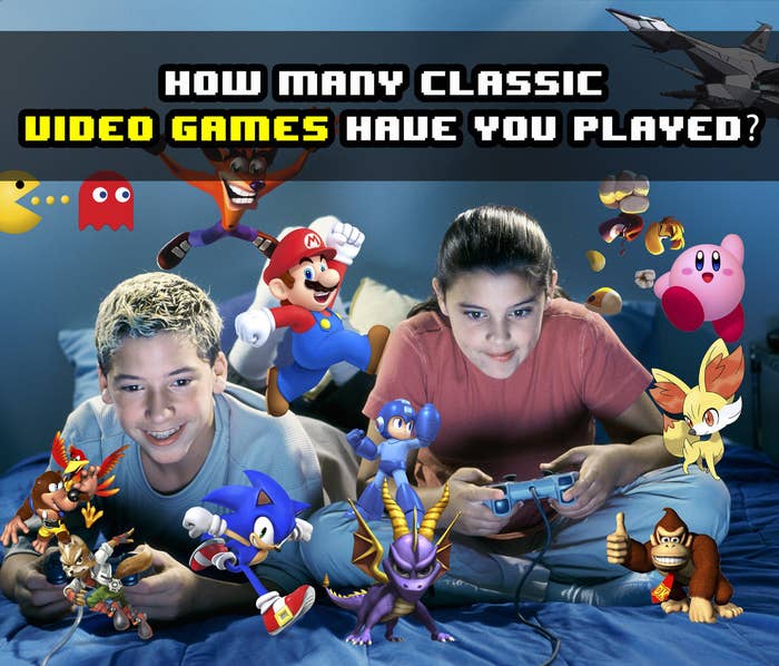 How Many Of These Classic Video Games Have You Played?