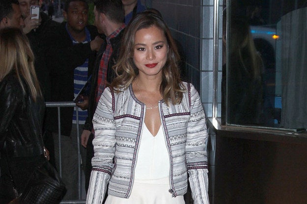 Jamie Chung At The Premiere Of 'Avengers: Age Of Ultron' In NYC